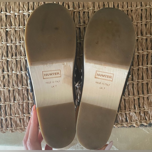 Hunter | Shoes | Hunter Refined Italian Penny Loafer Clog Navy Blue ...